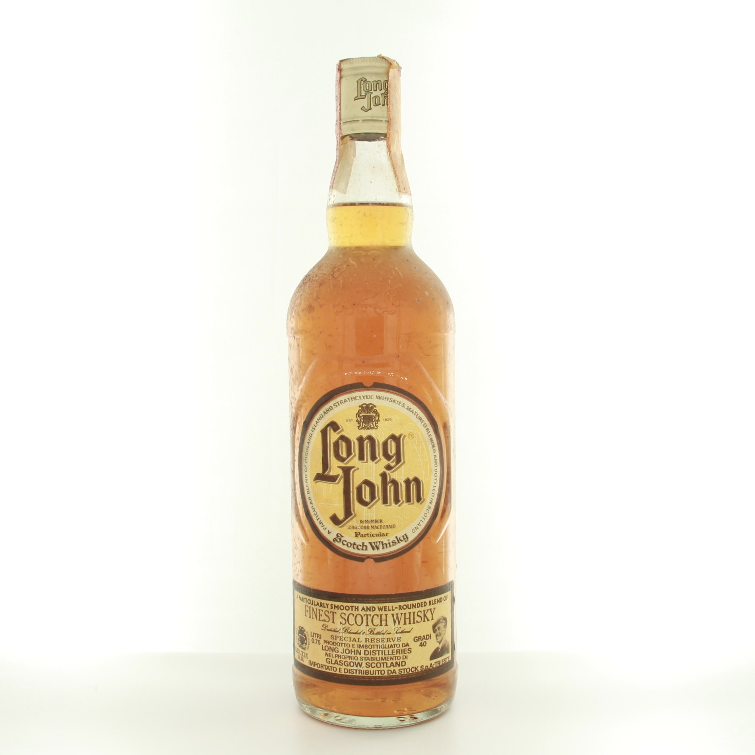 Long John Finest Scotch Whisky 1980s Bottling