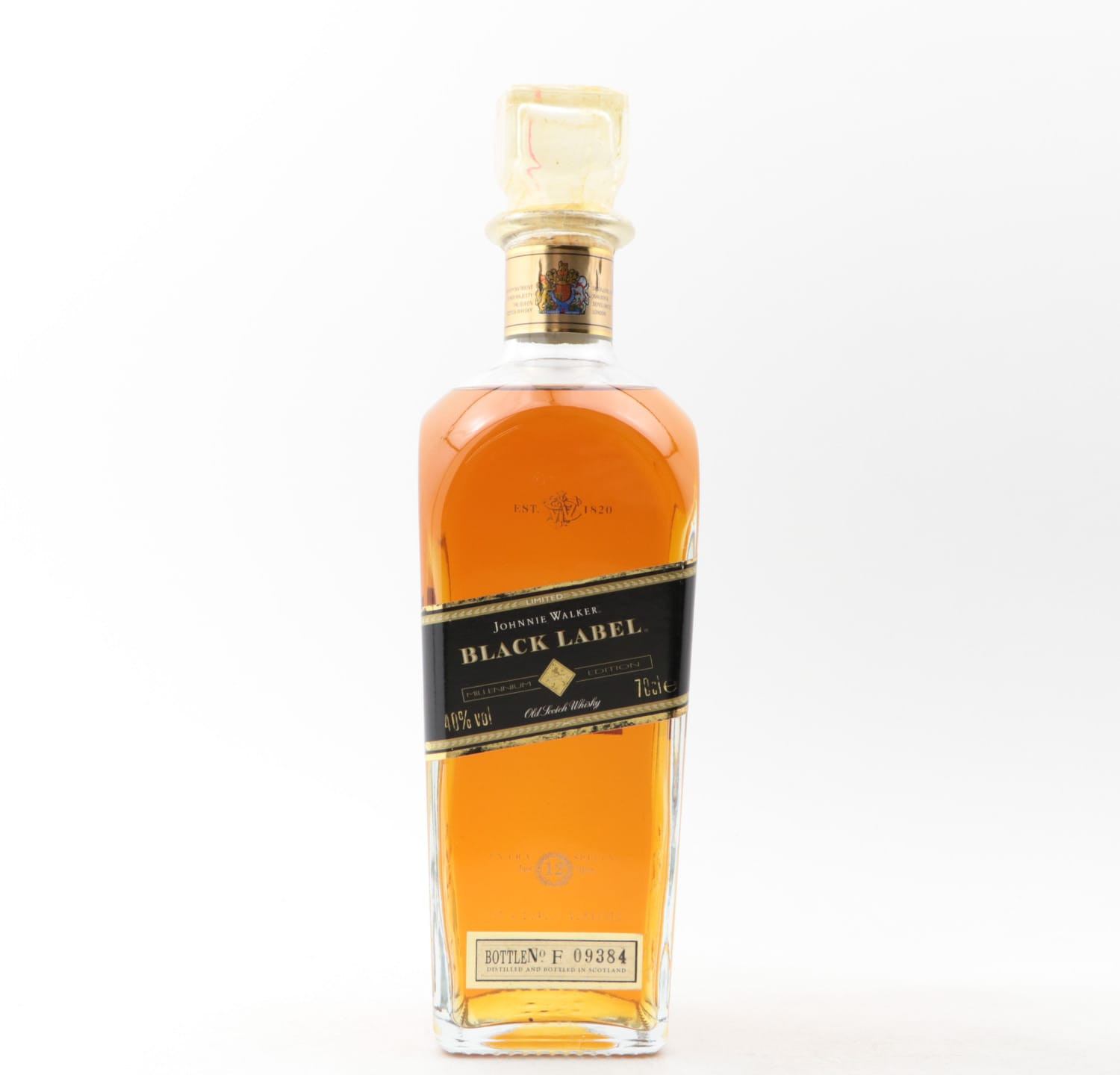 Johnnie Walker 12 Year Old Black Label Millennium Edition