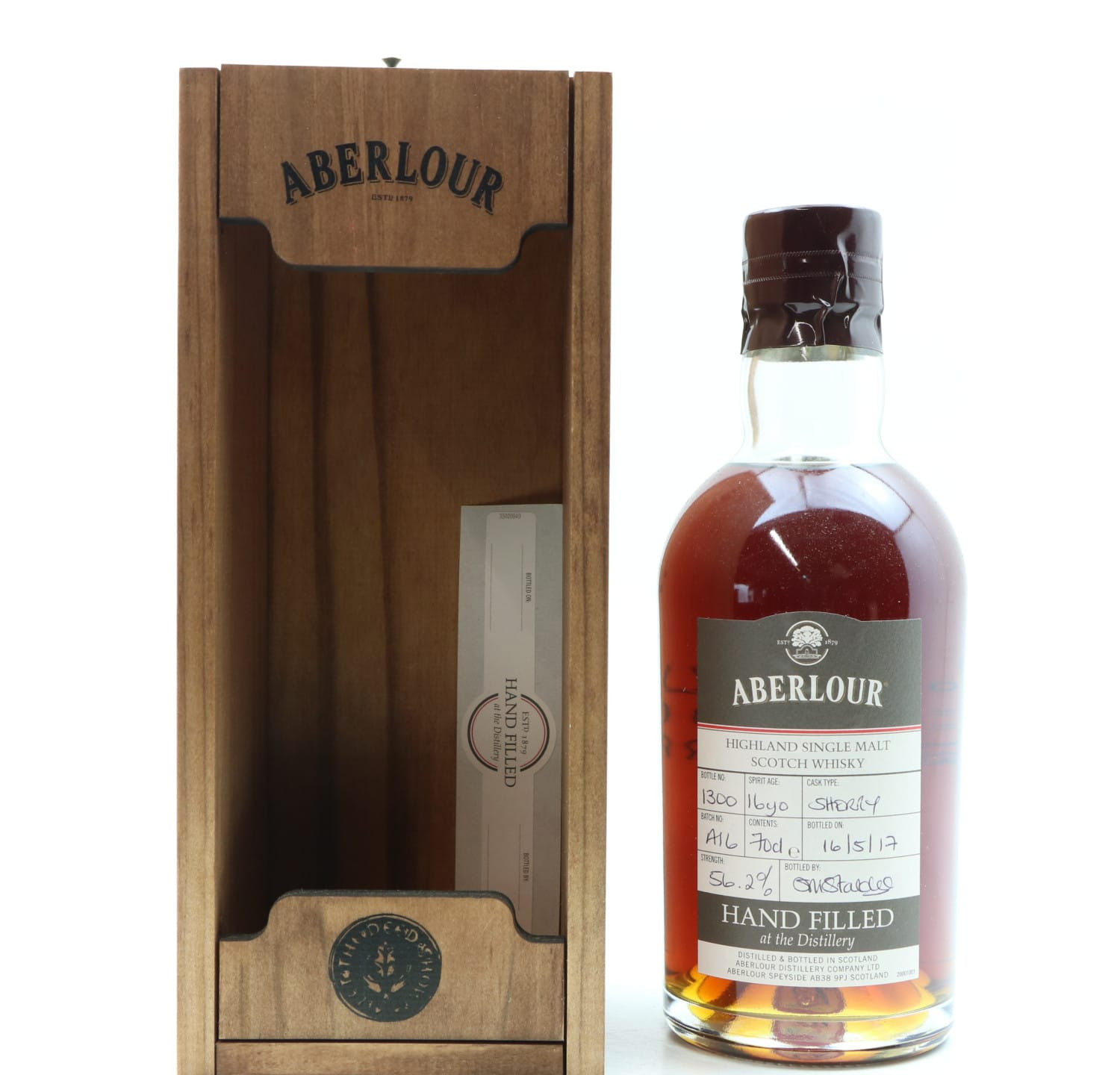 Aberlour 16 Year Old Hand Filled Sherry Cask